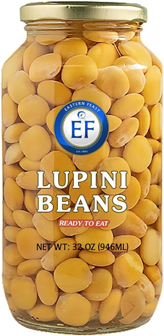 Amazon.com : Eastern Feast - Lupini Beans Ready to eat, 32 oz (946 ml ...