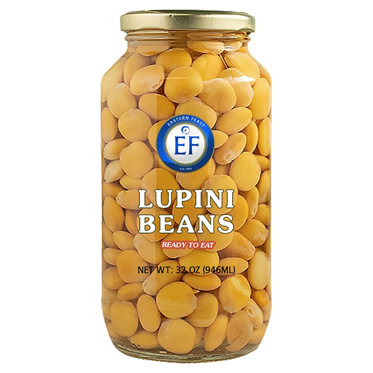 Amazon.com : Eastern Feast - Lupini Beans Ready to eat, 32 oz (946 ml ...