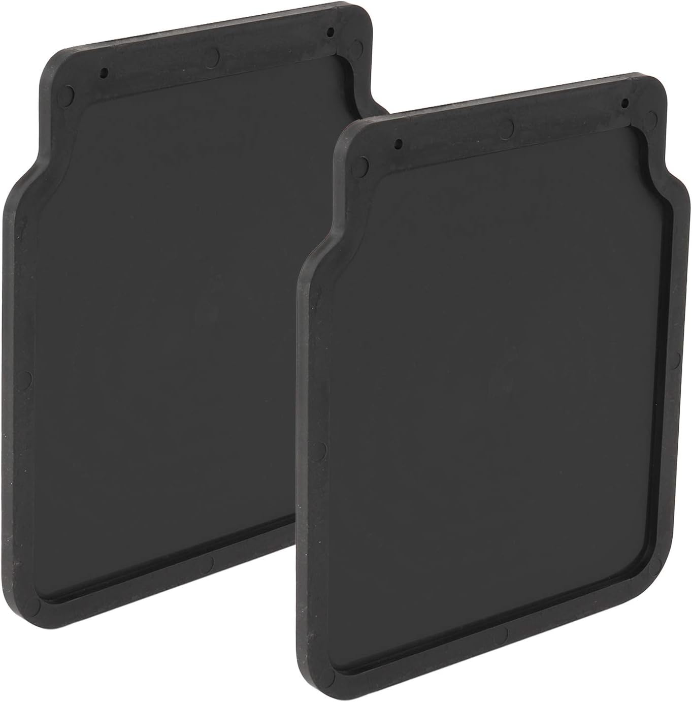 Universal Rubber Mud Flaps, 23 x 20 cm, Black, for Trailers, Caravans ...