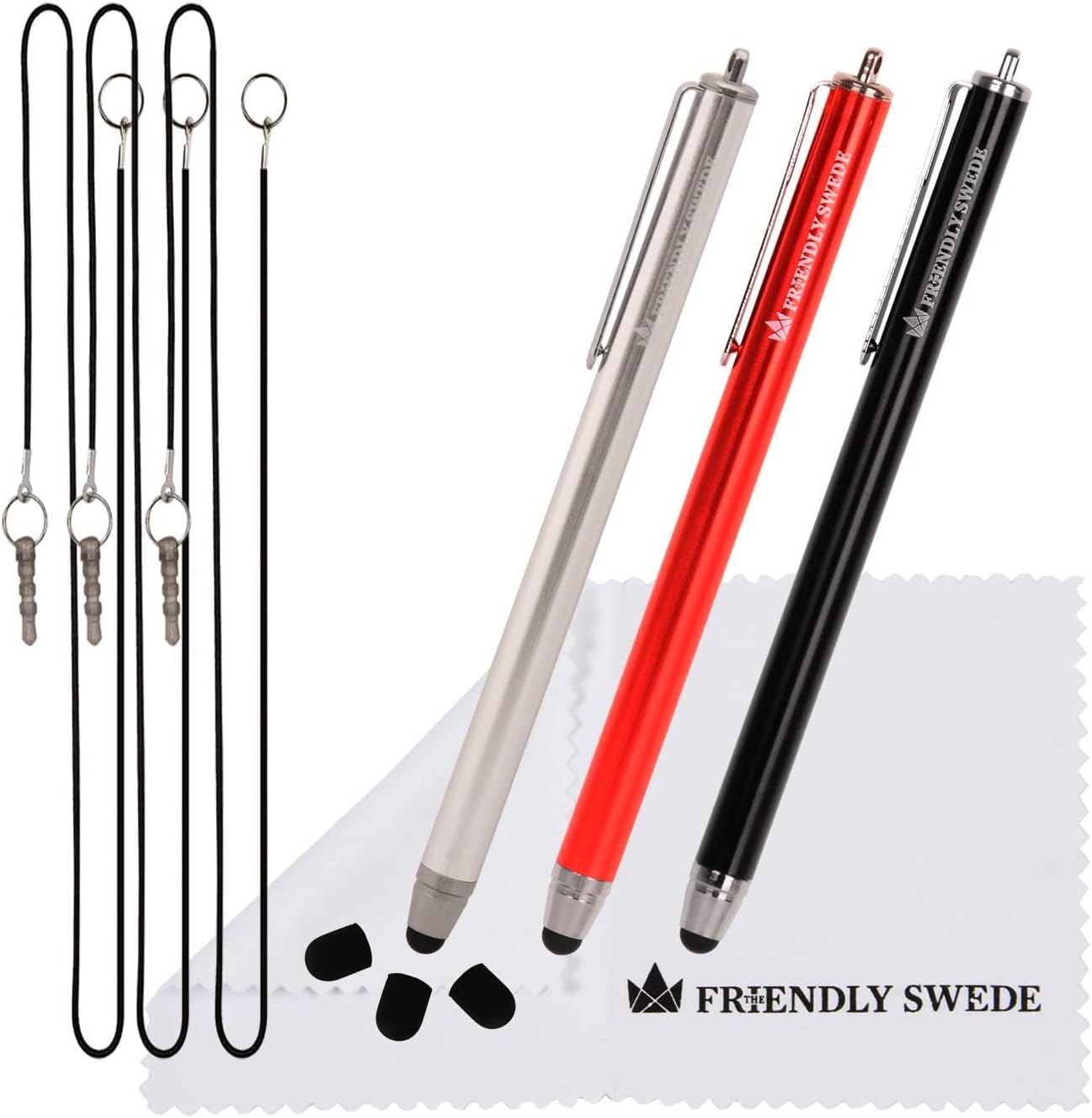 Amazon.com: The Friendly Swede Stylus Pen for Touchscreen — 3-Pack 5.5 ...