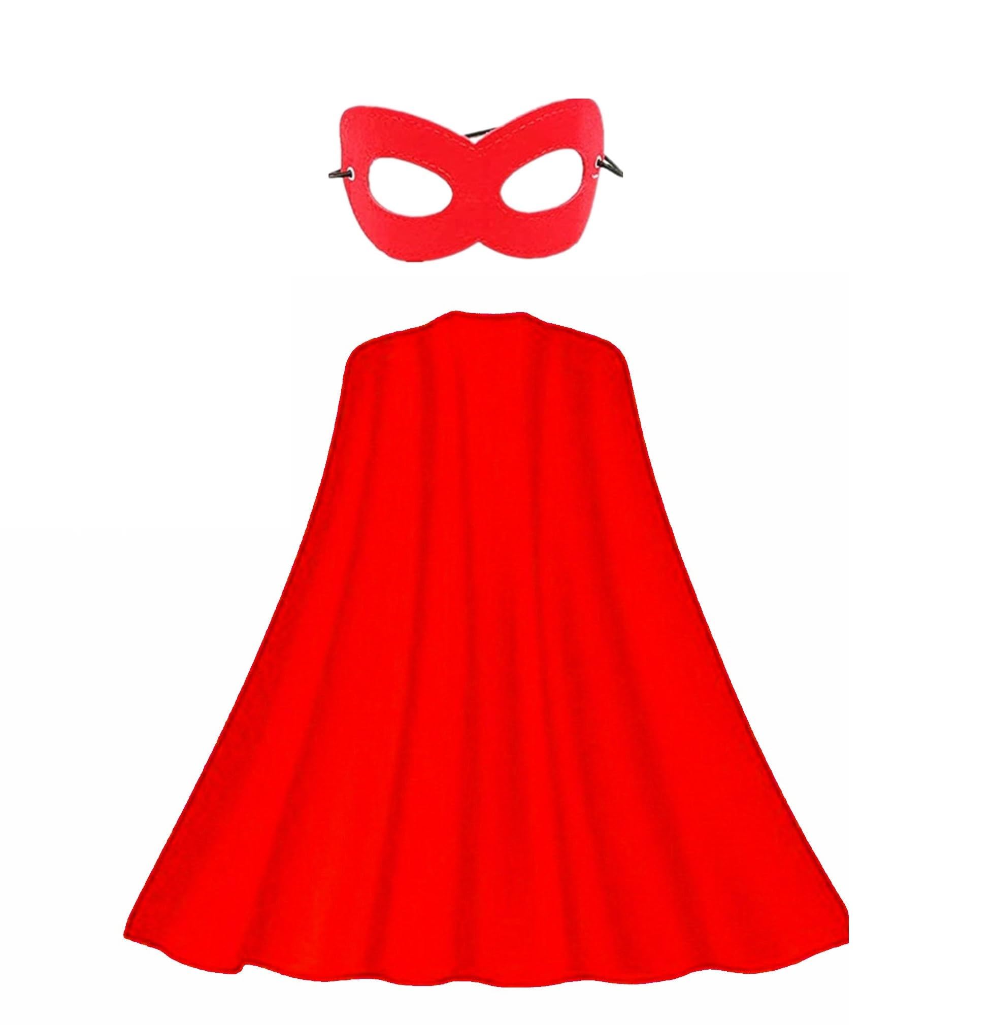 Amazon.com: AICOC Red Cape and Mask Halloween Costumes Halloween ...