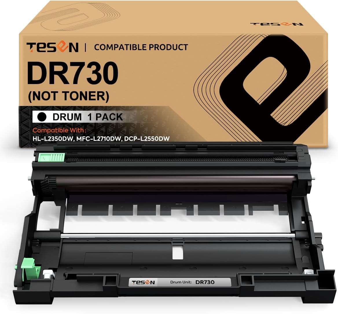 Amazon.com : TESEN DR730 DR760 Compatible Drum Unit Replacement for ...