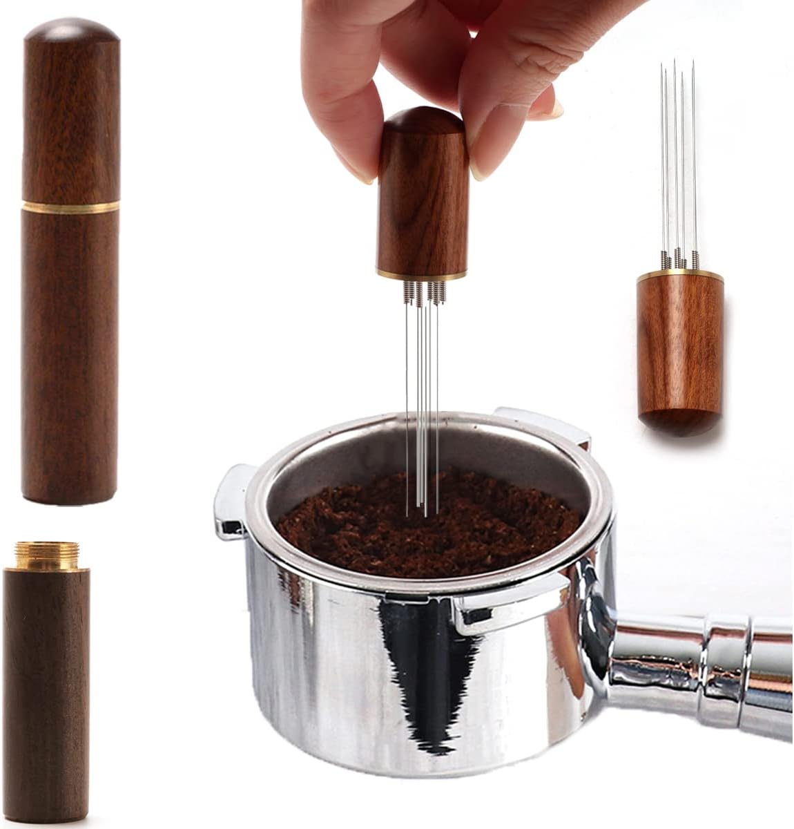 Amazon.com: Needle Coffee Tamper Distributor WDT Tool Espresso Stirrer ...