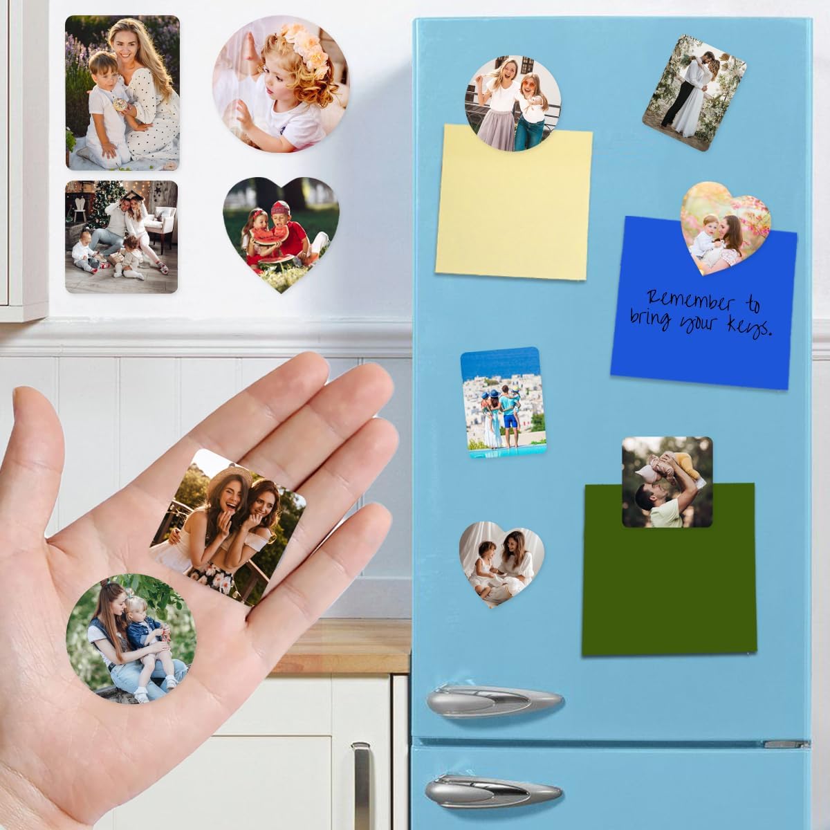 Amazon.com: Custom Refrigerator Magnets Personalized Photo Fridge ...