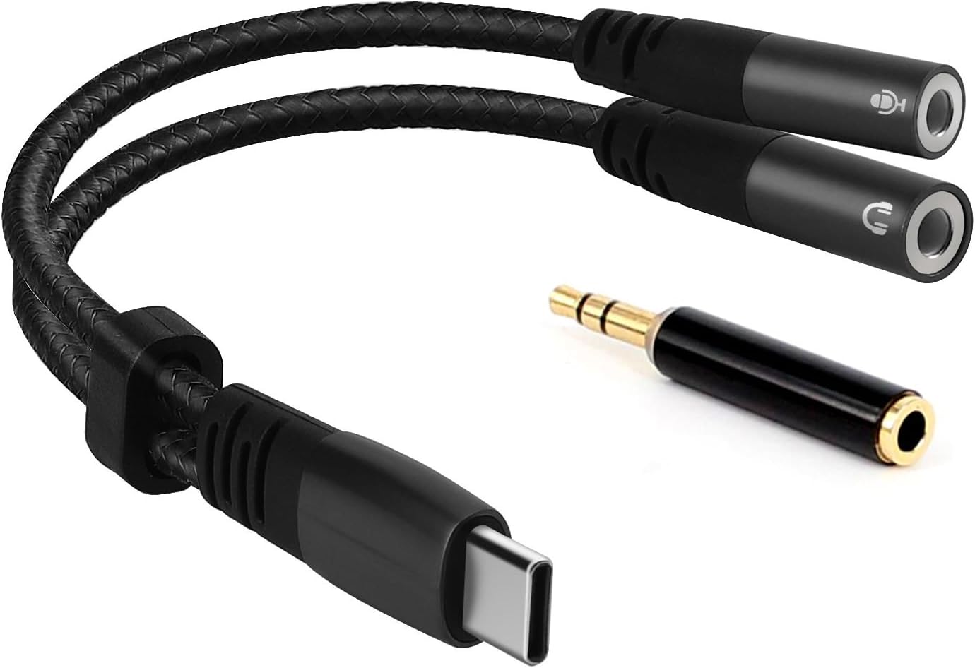 Amazon.com: USB C Microphone Adapter, USB C to 3.5mm Combo 3.5mm Hi Fi ...