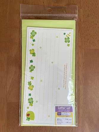 Amazon.co.jp: four leaf clover letter set : Office Products