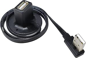 Amazon.co.jp: Video Game Cable Flat Vertical Desktop USB Base Extension ...
