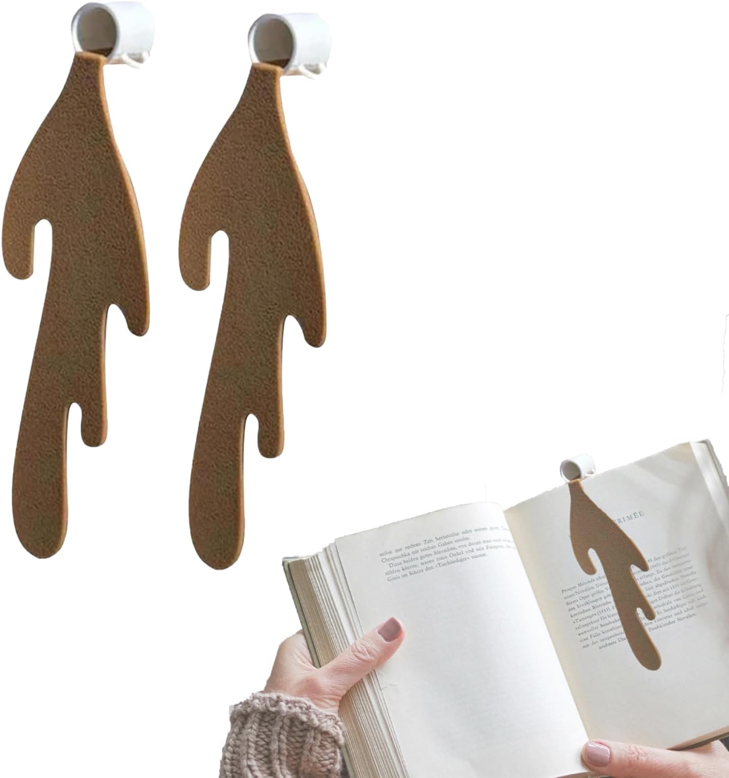 Amazon.com: Spilled Coffee Bookmark,Funny Cute Bookmarks Book Lovers ...