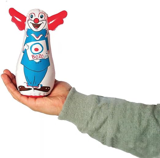 Amazon.com: WARM FUZZY Toys The Original 7" Bozo The Clown Inflatable 3 ...