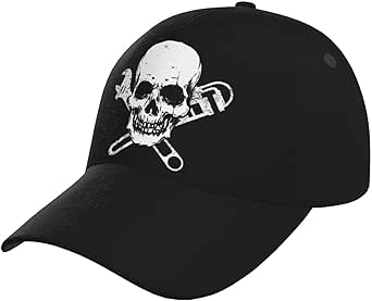 HOSFDHGDO Funny Plumber Pipe-Fitter Wrench Skull Baseball Cap for Men ...