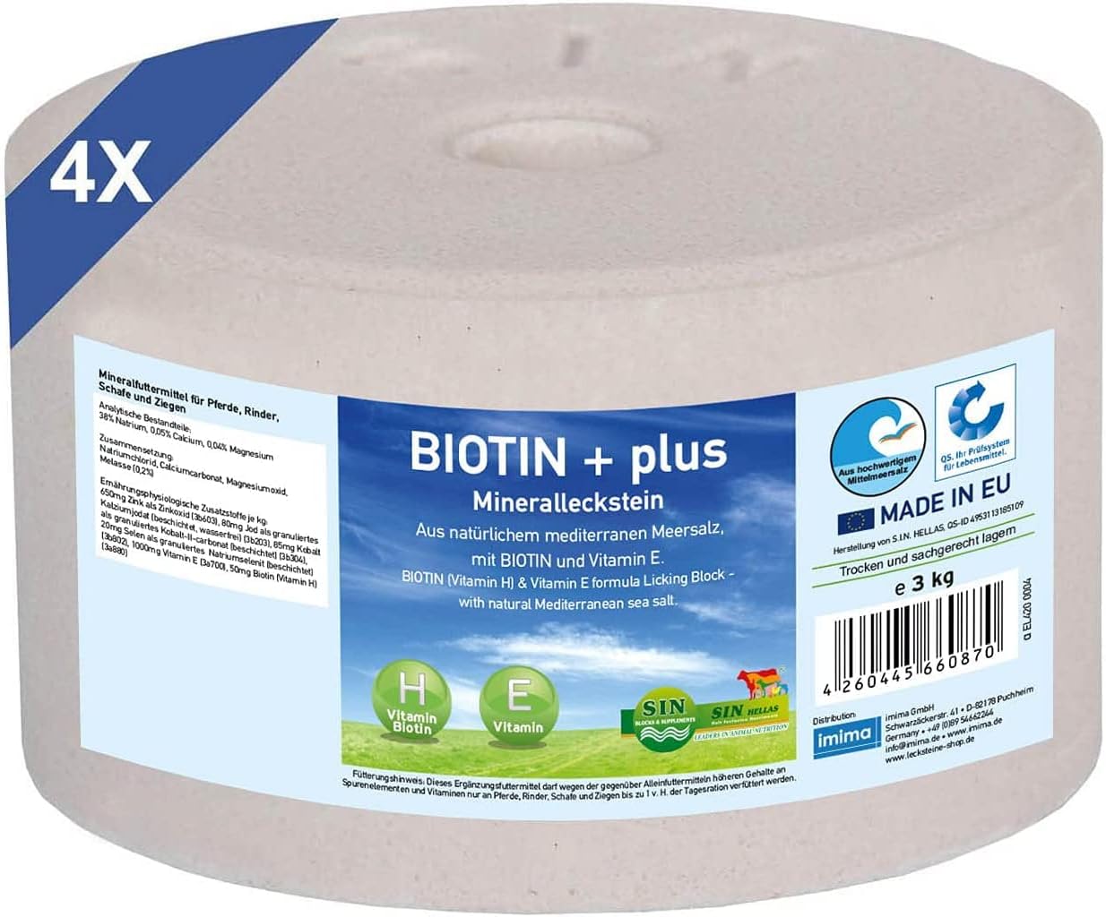 imima Mineral Lick Stone Horse Biotin + Plus Salt Lick Stone Set 4 x 3 kg - Salt Lick Stones for Horses, Sheep, Goats and Game - Salt Lick Stone Mineral Stone : Amazon.de: Pet Supplies imima-mineral-lick-stone-horse-biotin-plus-salt-lick-stone-set-4-x-3-kg-salt-lick-stones-for-horses-sheep-goats-and-game-salt-lick-stone-mineral-stone-amazon-de-pet-supplies