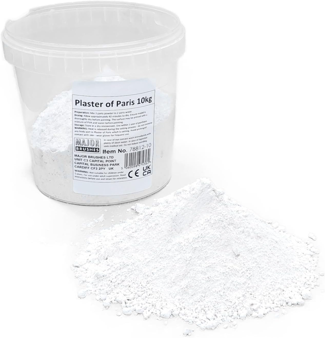 Plaster Of Paris Powder Plaster Of Paris 10Kg – Major Brushes ...