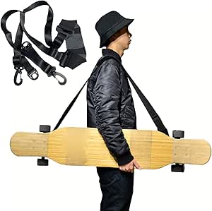 Skateboard Shoulder Carrier Skateboard Carry Strap Longboard Backpack ...