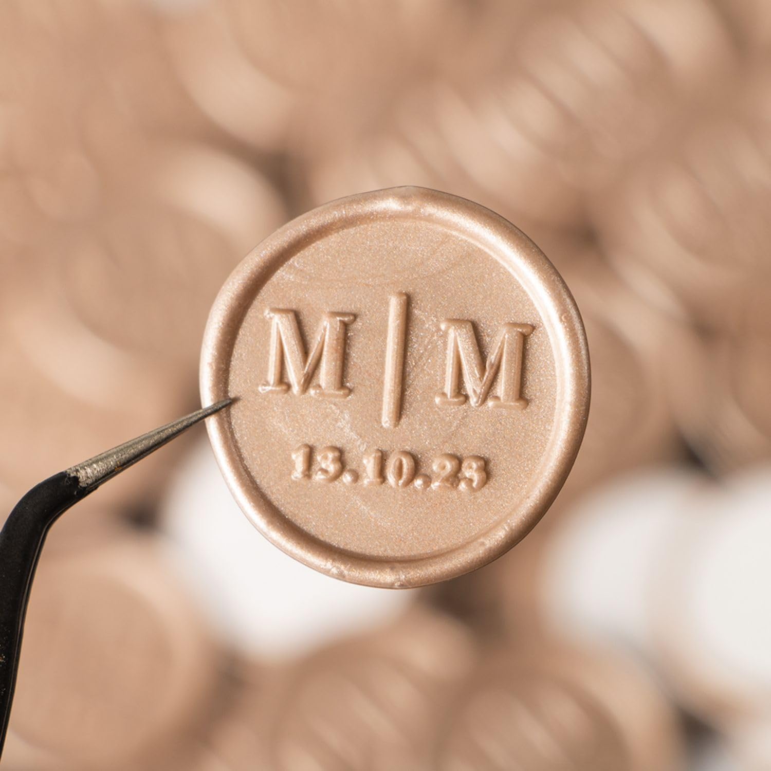 Amazon.com: Crawell Custom Wax Seal Stickers with Logo - Customize Your ...