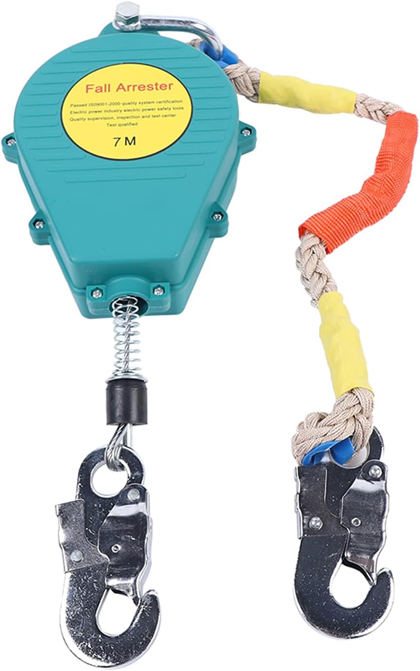 Amazon.com: Safety Fall Arrester, Self Retracting Lifeline Lanyard Fall ...