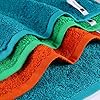 Amazon.com: Chiicol Cotton Wash Cloths Absorbent Bath Washcloths for ...