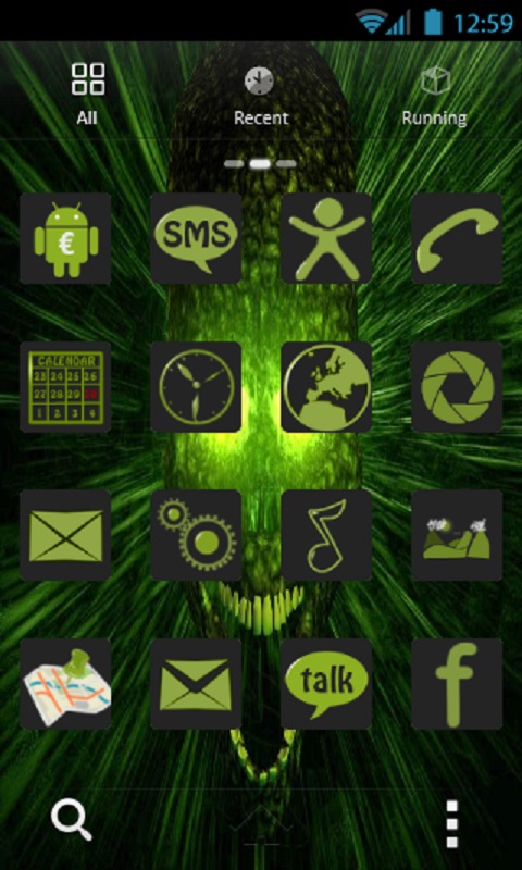 DARK GREEN MONSTER THEME - App on Amazon Appstore