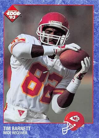 Amazon.com: 1993 Collector's Edge Football #100 Tim Barnett Kansas City ...
