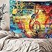 Music Note Tapestry Colourful Psychedelic Fashion Wall Hanging for ...