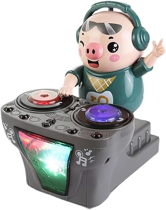 VORAE Pig Toy, Dancing DJ Piggy, Music & Lights, Electric, 3+ Years ...