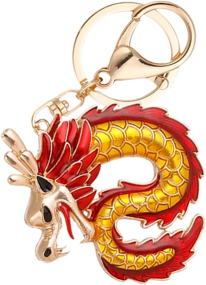 Amazon.com: PACKOVE Chinese Dragon Keychain 2024 New Year Feng Shui ...
