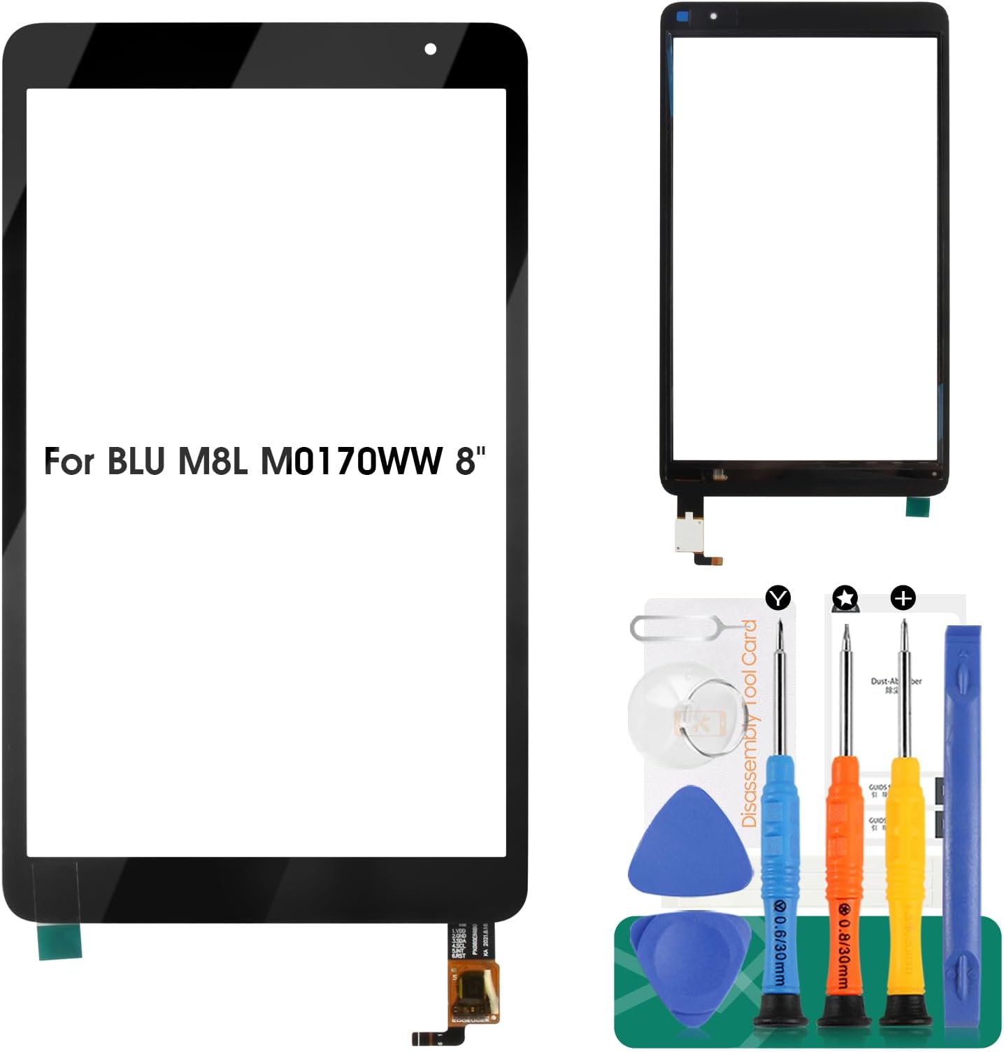 Amazon.com: for BLU M8L Screen Replacement M0170WW 8" for BLU M8L ...