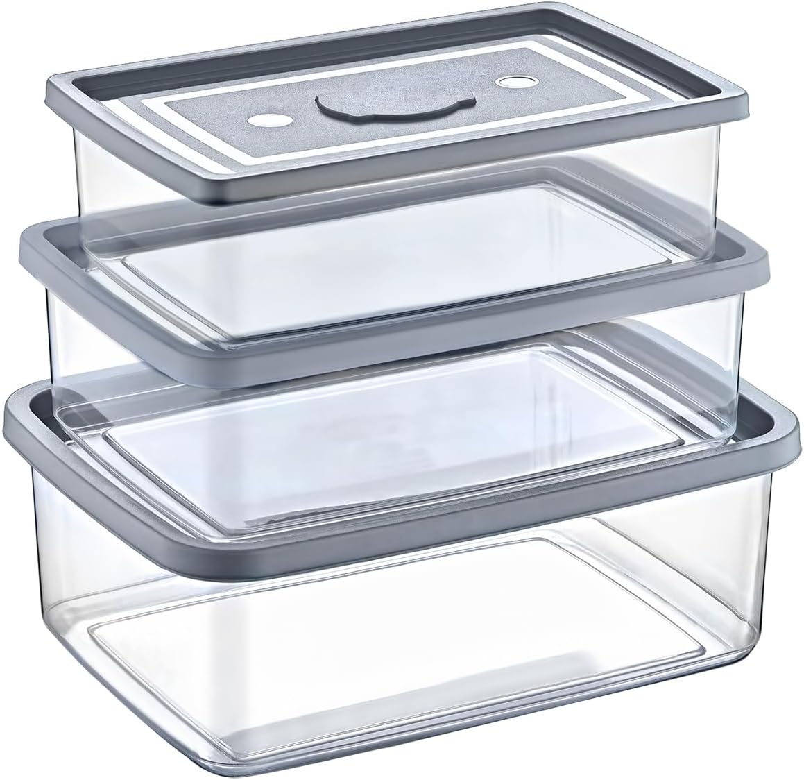 Best House | Food Storage Box Container with Lids | Rectangle | Set Of ...
