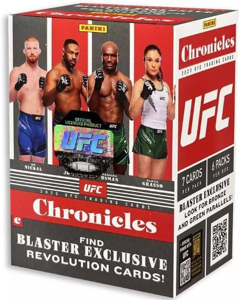 Amazon.com: 2023 Panini Chronicles UFC Trading Cards Blaster Box ...