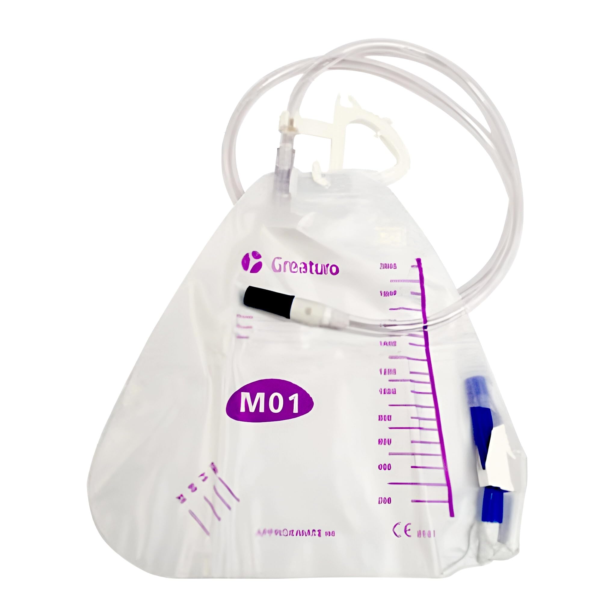 Bolsa Recolectora de Orina para Cama 2000 ml de larga duración. Con ...