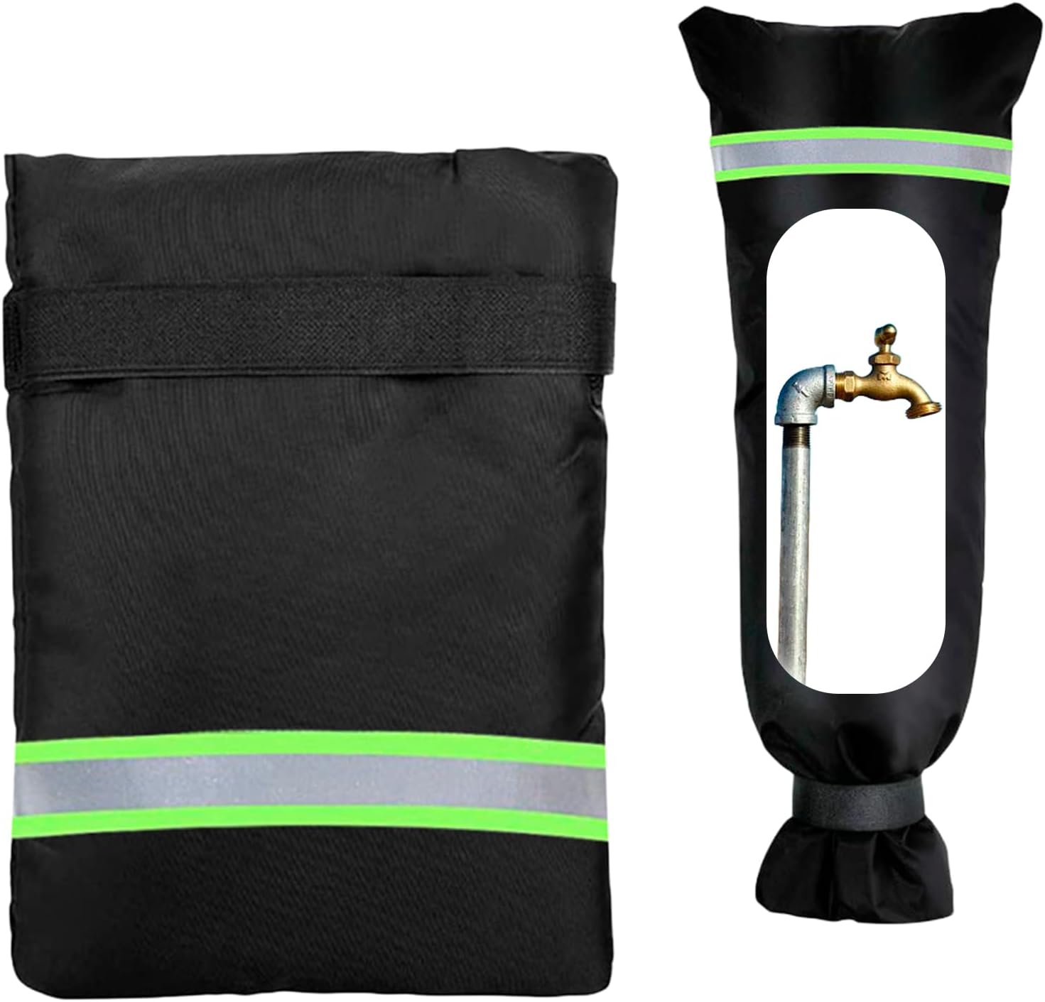Amazon.com: Outdoor Faucet Cover for Winter, 2PCS 28" L X 15"W Outdoor ...