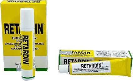 Farvisan Kit Retardin - Crema y Spray desensibilizante Masculino (Base ...