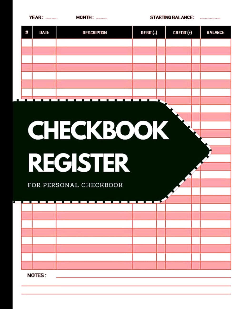 Checkbook register: Simple and Easy checkbook 8.5" x 11": Edit, Assia ...