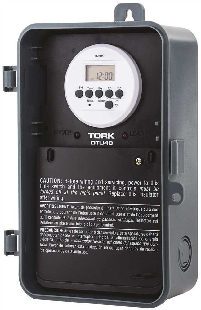 Snapklik.com : NSi Industries TORK DTU40 Indoor/Outdoor, 7-Day 40-Amp Universal Multi-Volt ...