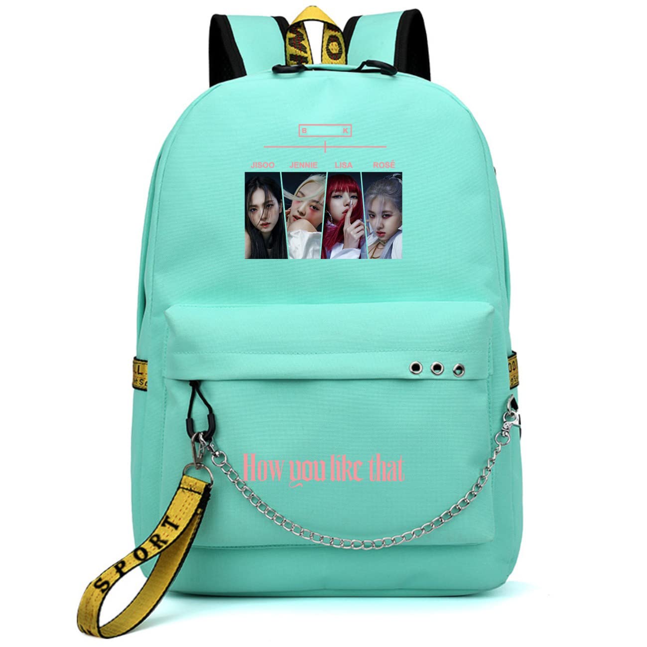 Buy Goodern Blackpink Backpack with USB Charging Port Blackpink How You ...