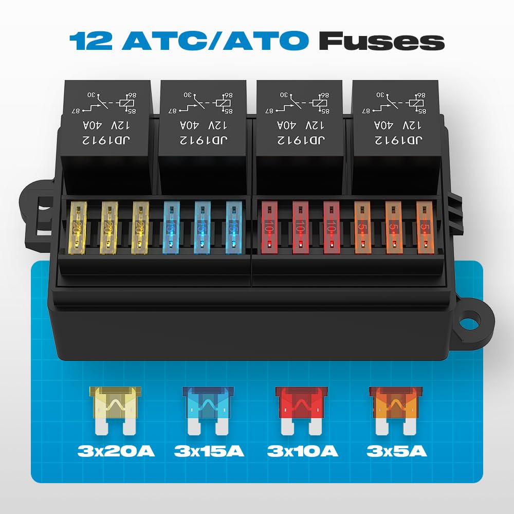 Relay Box Malictele 12v Fuse Relay Box Pre Wired Nepal Ubuy