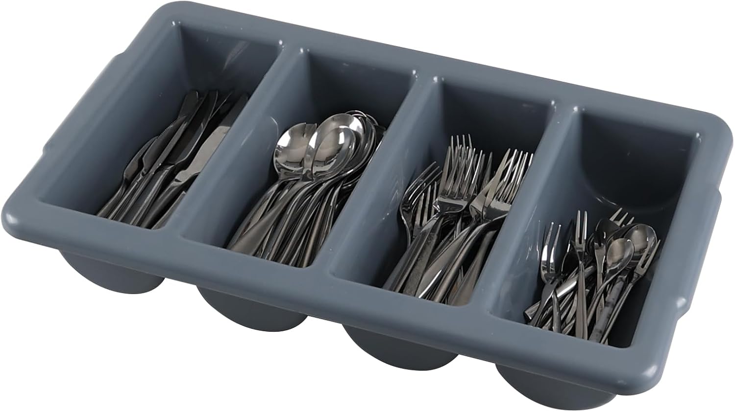 Amazon.com - Jekiyo 4 Compartment Commercial Cutlery Bin, 4 Packs Heavy ...