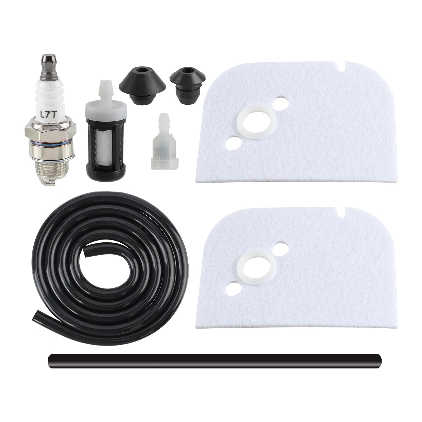 Amazon.com: CARBBIA Air Filter Tune-up Kit with Fuel Line Spark Plug ...