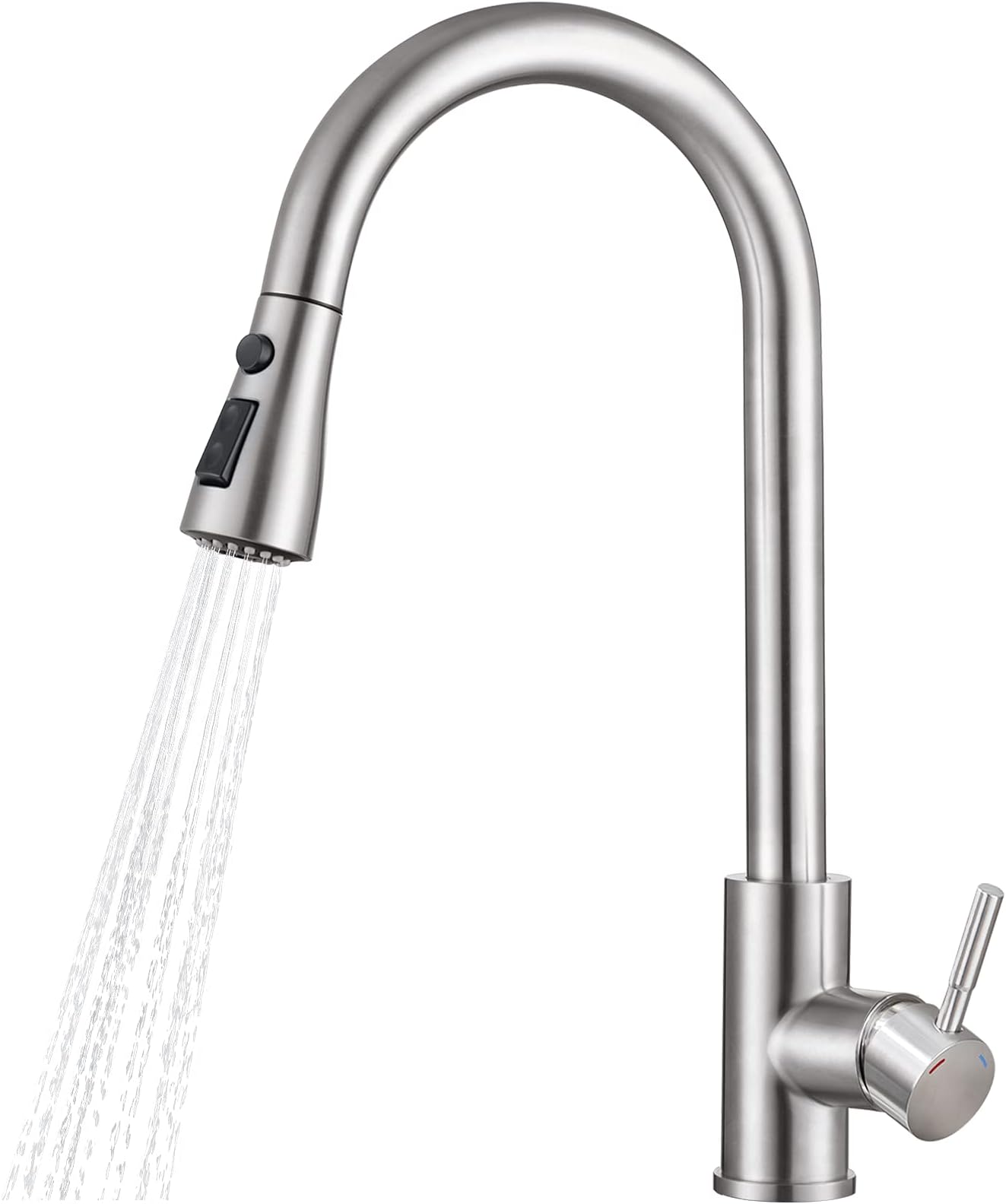Robinet de cuisine flexible à poignée unique pivotant à 360 degrés pour ...