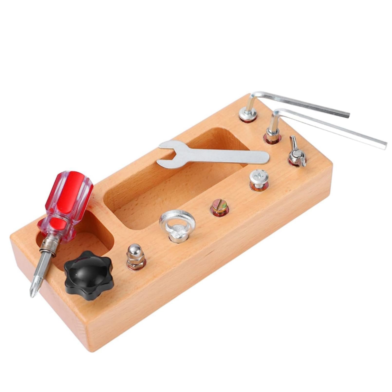 Am Anna Montessori Screw Driver Wooden Toy Wooden Montessori Screw ...