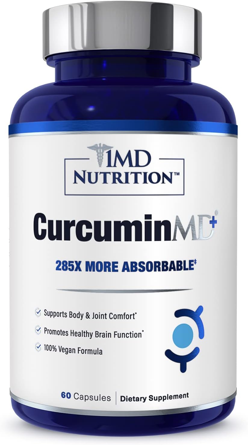 Amazon.com: 1MD Nutrition CurcuminMD Plus - Turmeric Curcumin with ...