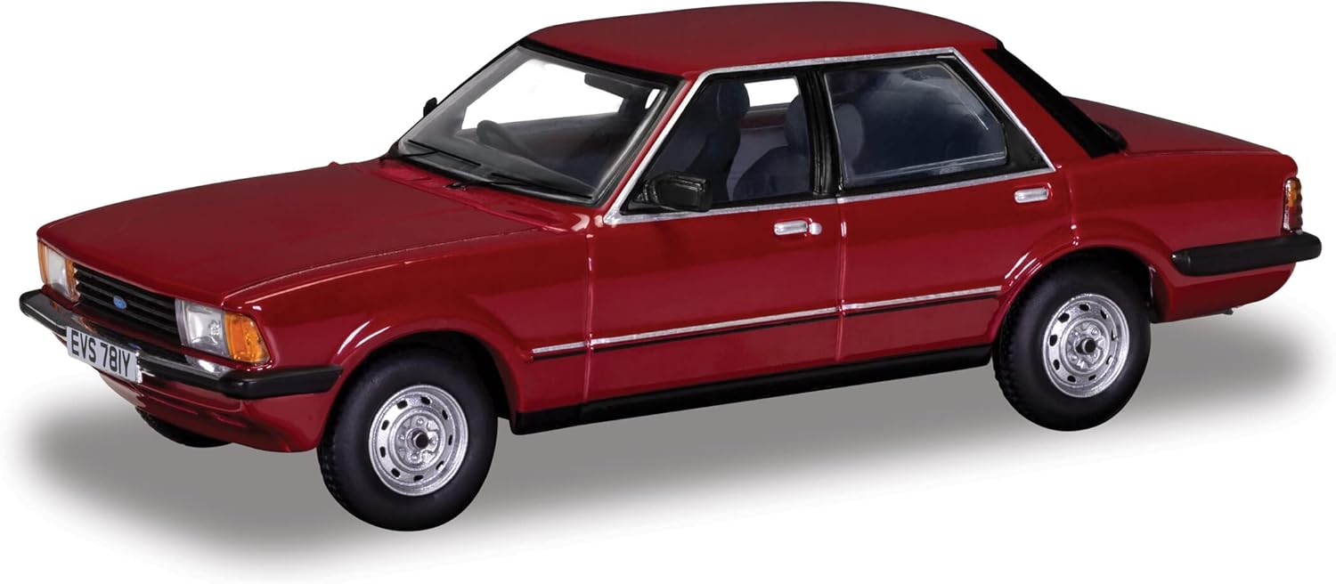 Ford Cortina Mk5 1.6GL, Cardinal Red - Corgi Vangaurds Diecast Model ...