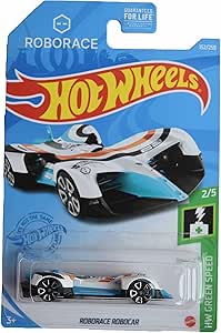 Amazon.com: Hot Wheels Roborace Robocar, [White] 152/250 Green Speed 2/ ...