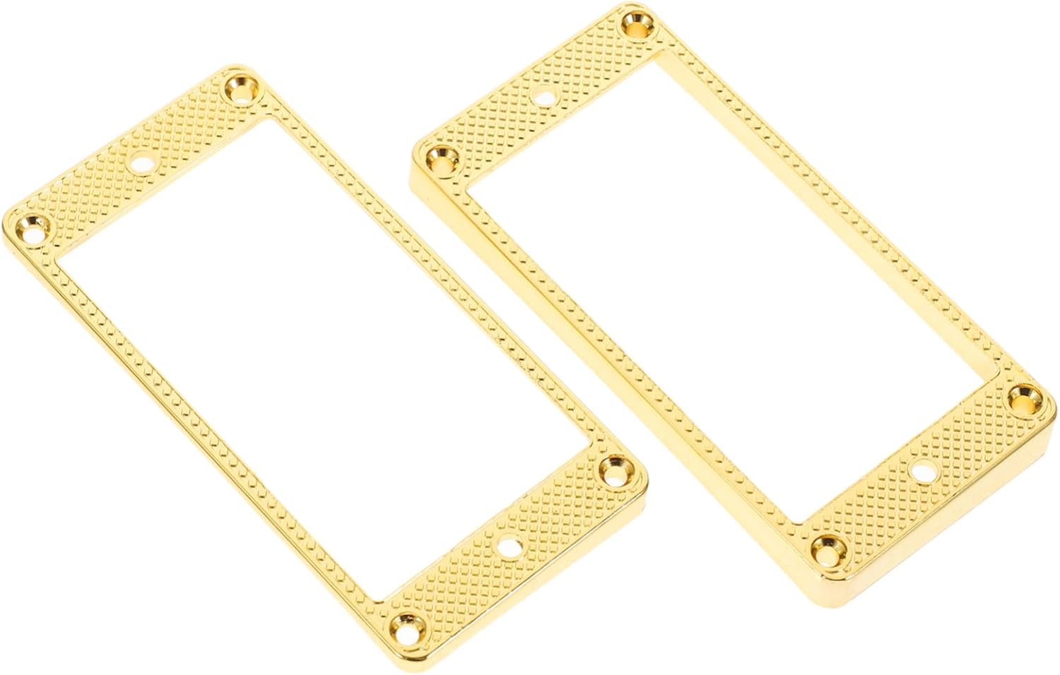 Amazon.com: BESTonZON Curved Humbucker Pickup Frames r Metal Mounting ...