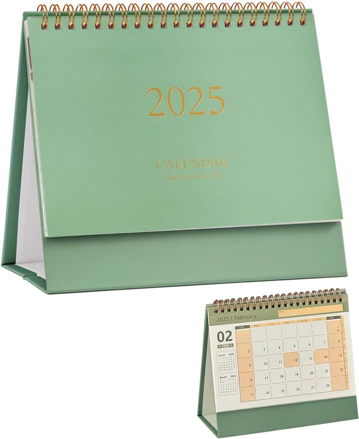2025 Desk Calendar, Vertical Calendar, 19" x 16" Desktop Calendar ...