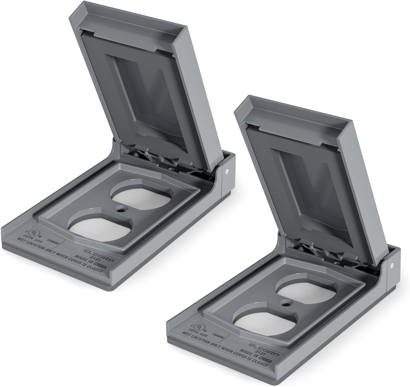 Lamson E98GDRN-CAR Carlon Duplex Receptacle Cover - Electrical Outlet ...