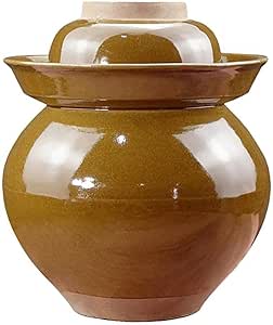 Amazon.co.jp: Preservation Jar Ceramic Pickle Jar Large Jar Storage ...
