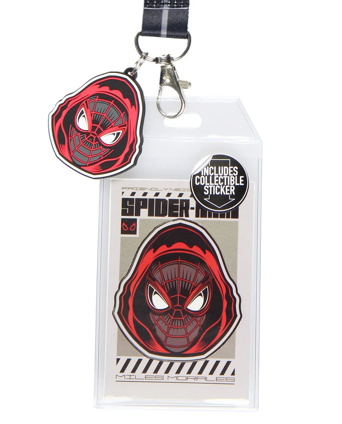 Snapklik.com : Bioworld Marvel Spider-Man Miles Morales ID Lanyard ...