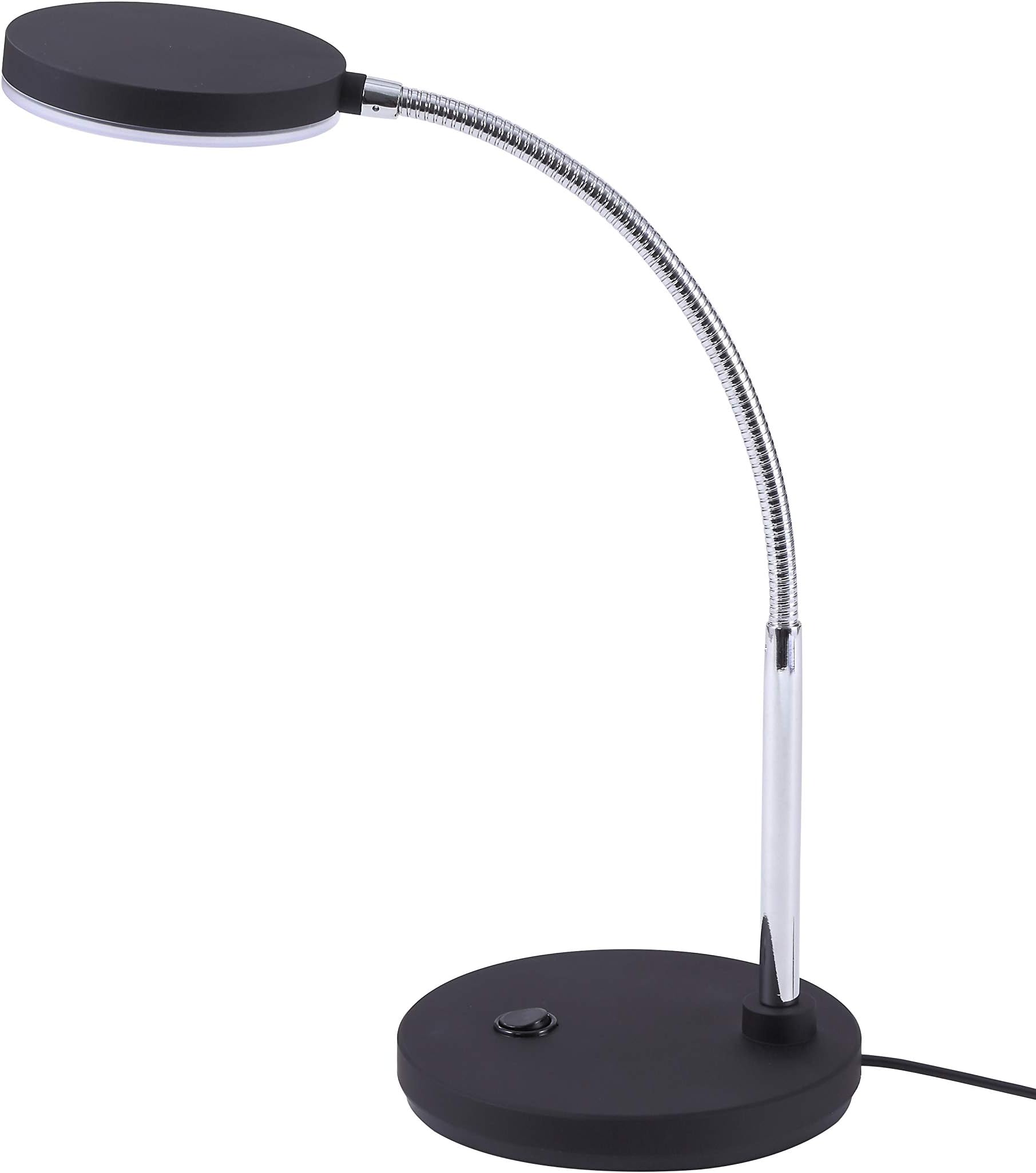 Bostitch Office LED Metal Gooseneck Desk Lamp, Flicker Free, Adjustable ...