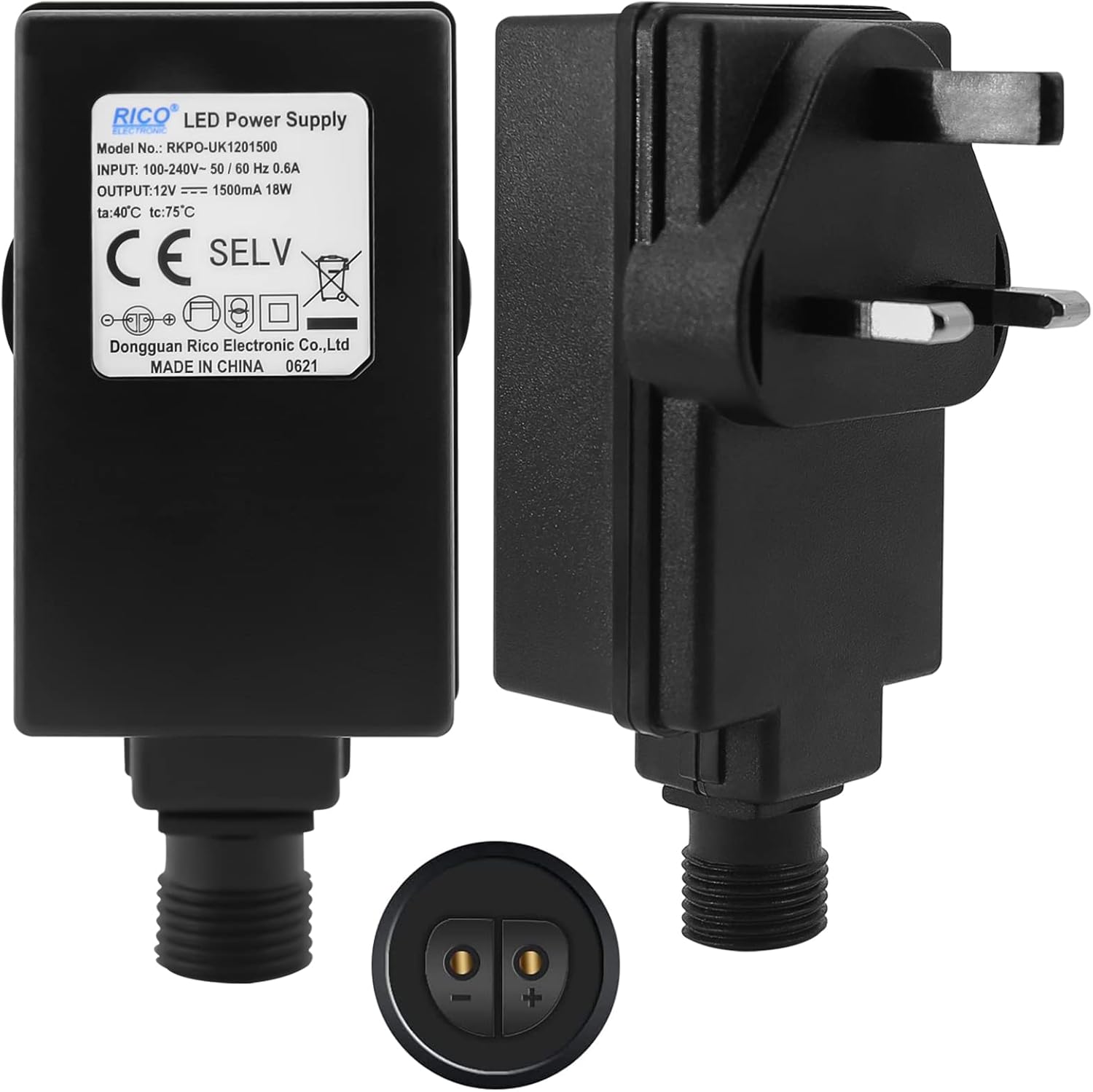 12V 1A Class 2 Power Supply, LED Adaptor Replacement, EAGWELL Outdoor ...