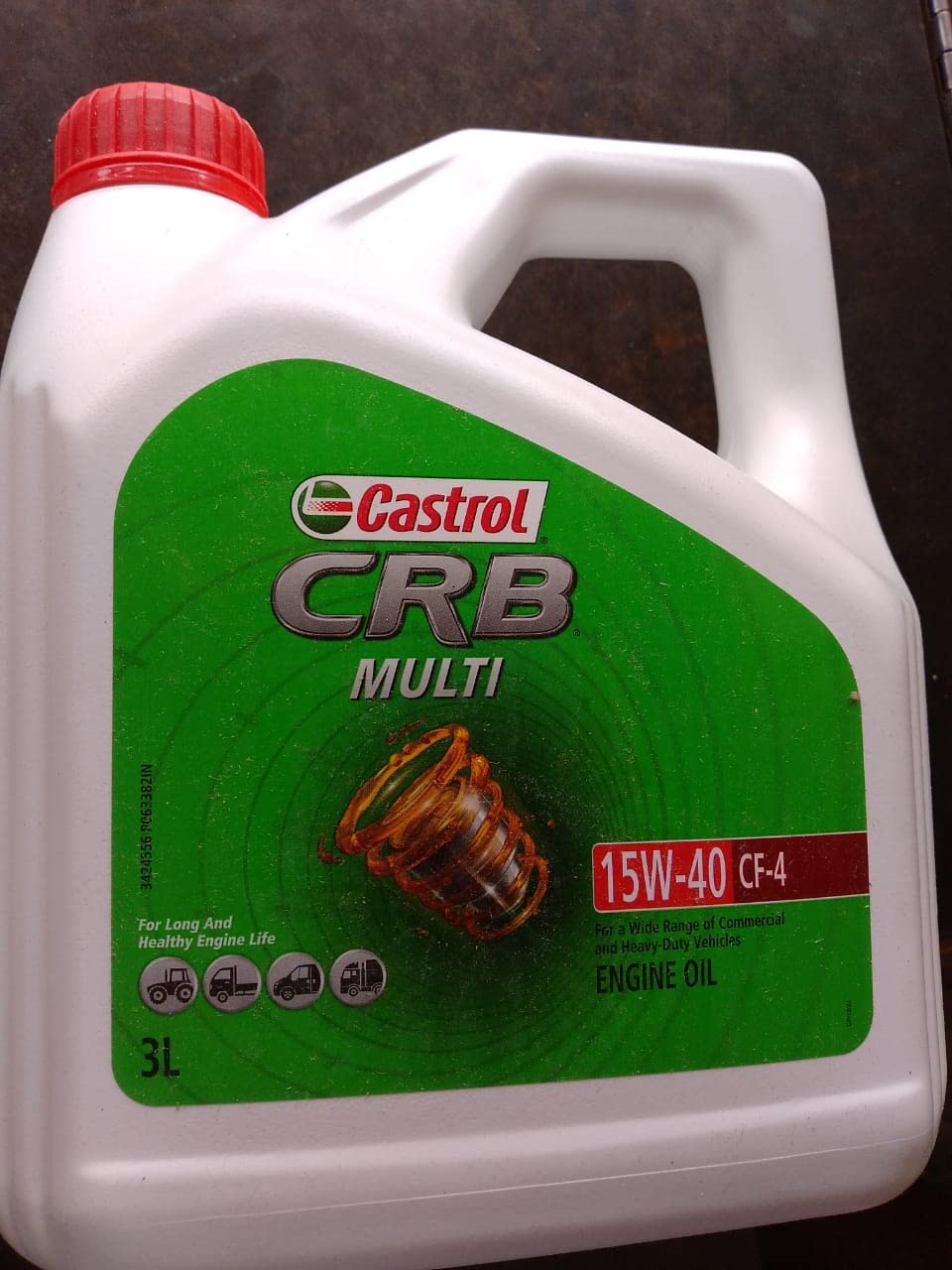 Castrol CRB MULTI 15W-40 CF-4 Multi-Purpose Heavy Duty Diesel Engine ...